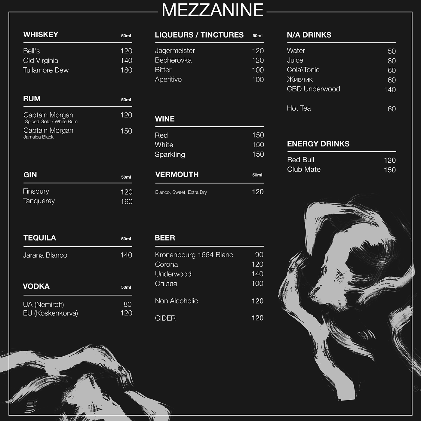 MENU | Mezzanine